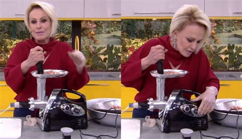 Ana Maria Braga se atrapalha ao vivo e alfineta produção do Mais Você