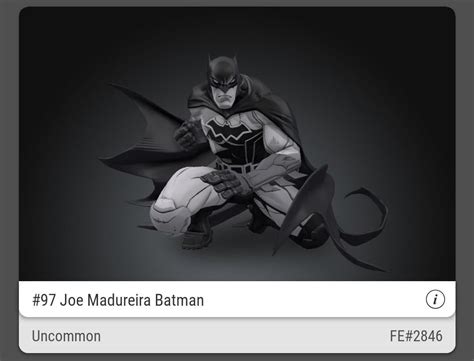 Should I Hold This Joe Madureira Batman Or Sell For These Collectibles