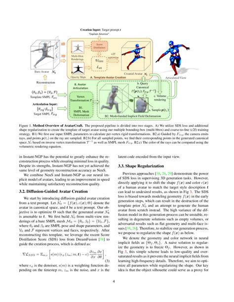 AvatarCraft Transforming Text Into Neural Human Avatars With