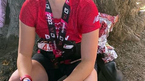 Abergavennys Ruby Crosses The Line For Heart Research