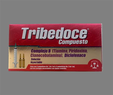 Tribedoce Compuesto Injectable Solution 3 Vials Buypromex