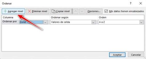 Cómo ordenar datos en Excel de varias columnas Digitalizatec