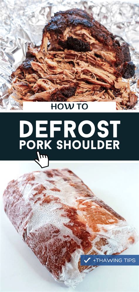 How To Defrost Pork Shoulder Thawing Tips