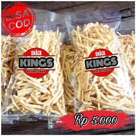 Jual Keripik Stik Bawang Makanan Ringan Snack Kiloan Cemilan Gram Shopee Indonesia