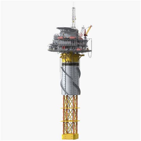 Shell Perdido Oil Platform Rigged For Modo 3d Model 249 Lxo Free3d