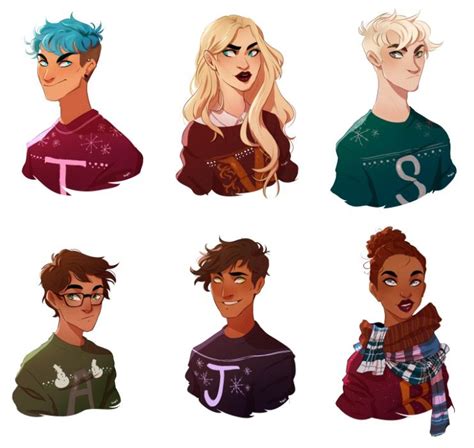 Teddy Victoire Scorpius Albus James And Rose In Their Weasley