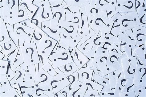 Illustration Of A White Paper With A Question Mark Icon In Vector Format On A Plain Background