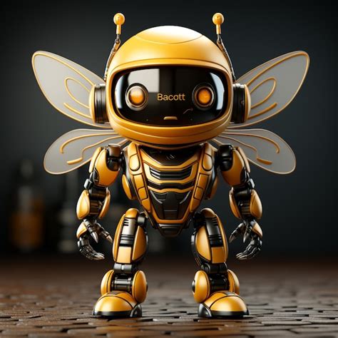 Premium Photo 3d Robot Cartoon Bee