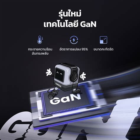 อะแดปเตอร์ Ugreen Wall Charger 1 Usb A 2 Usb C 65w Robot Purple Tisi