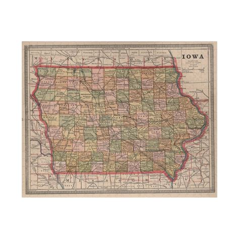 Iowa Map Puzzle Iowa Puzzle For Adults Iowa Jigsaw Puzzle 500 Piece Map