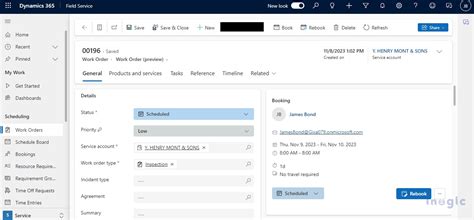 Improved Work Order Experience In Dynamics Field Service Microsoft Dynamics CRM Tips