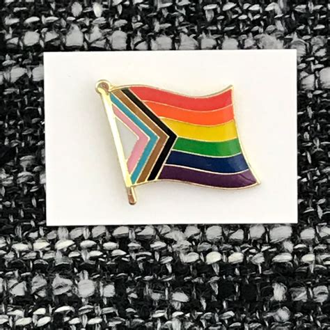 Wavy Progress Pride Pin