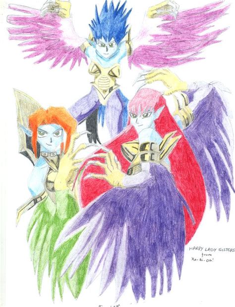 Harpie Lady Sisters By Aetherwings On Deviantart