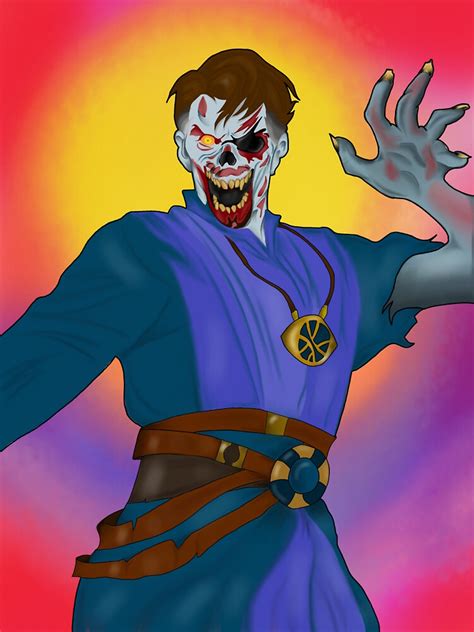 Zombie Strange Sticker For Sale By Sophiejade237 Redbubble