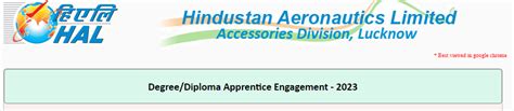 Hal Apprentice Merit List 2023 Hal Lucknow Apprentice Merit List Pdf