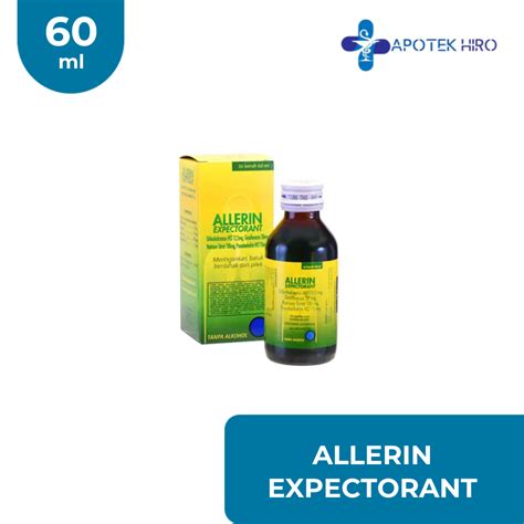 Allerin Expectorant 60ml Apotek Hiro