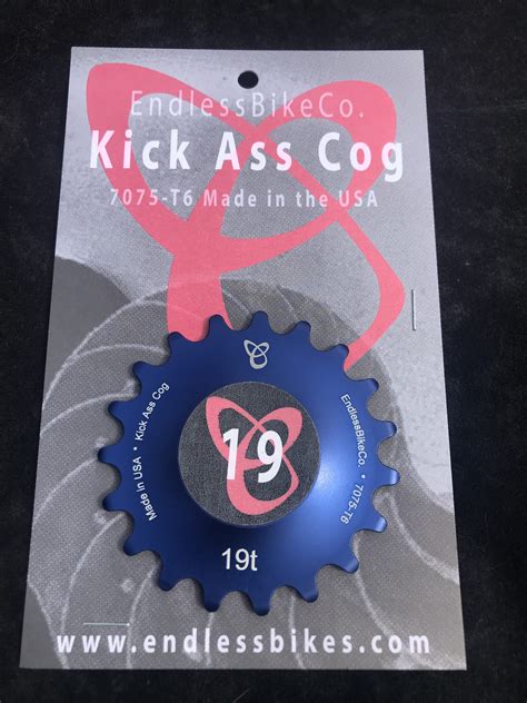 Single Speed Cog 19t Blue Single Speed Cogs By Endless Bike Co