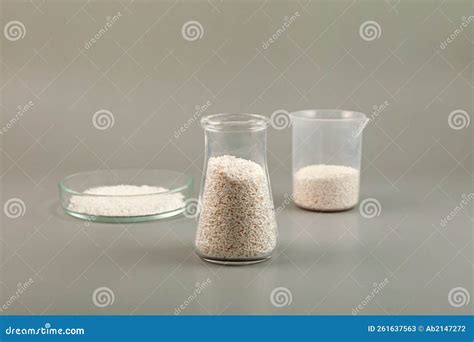 Potassium Sorbate Granular Potassium Salt Of Sorbic Acid In Black Dish
