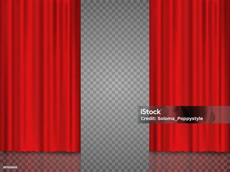 무대에 빛나는 소재 현실적인 빨간 연극 커튼 벡터 일러스트 Eps 10입니다 3차원 형태에 대한 스톡 벡터 아트 및 기타 이미지 3차원 형태 Premiere