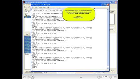 Hurricane For Autocad Create And Run A Simple Batch Script Youtube