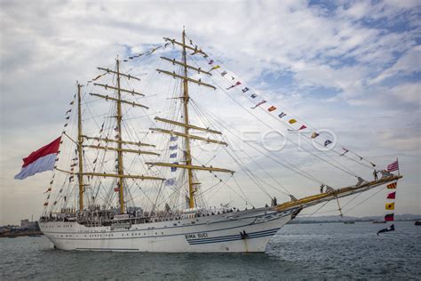 KRI BIMA SUCI ASEAN CADET SAIL ANTARA Foto