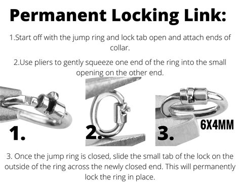 Locking Link To Permanently Lock Your Submissive Collar Bdsm Etsy Uk