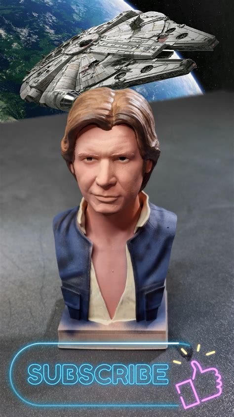3d Printing Han Solo Bust • Made With Mars 2・cults