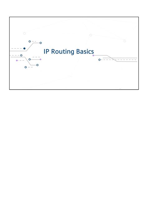 Ip Routing Basics A Gateway And An Intermediate Node A Router