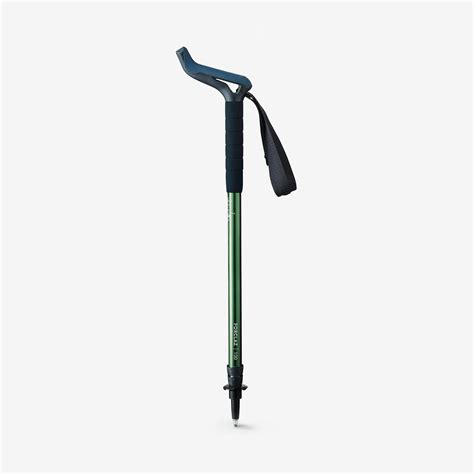 1 Hiking Pole Mt100 Ergonomic Green