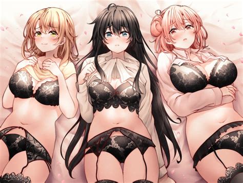 Yukinoshita Yukino Yuigahama Yui And Isshiki Iroha Yahari Ore No