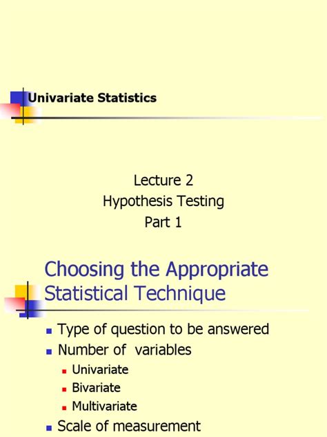 Module6 Lecture 2 Pdf Statistical Significance Type I And Type Ii Errors
