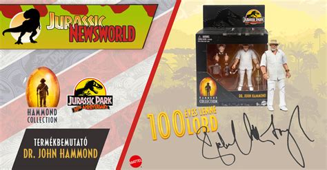 Jurassic Newsworld Termékbemutató Hammond Collection Dr John