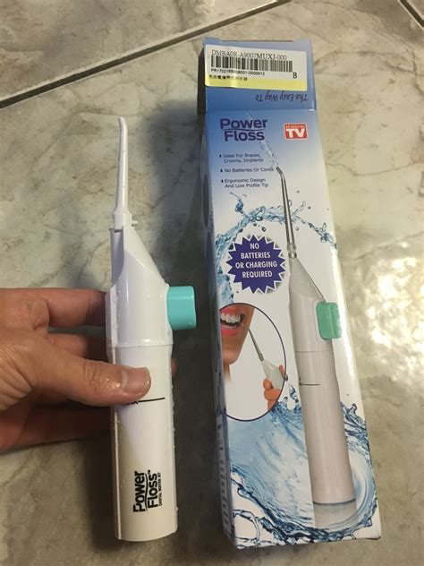 梅森手扎 免插電沖牙器 Power Floss 隨身攜帶型免電沖牙機開箱心得