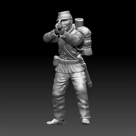 3d Printable Mexican Infantry 1862 1867 By Uwe