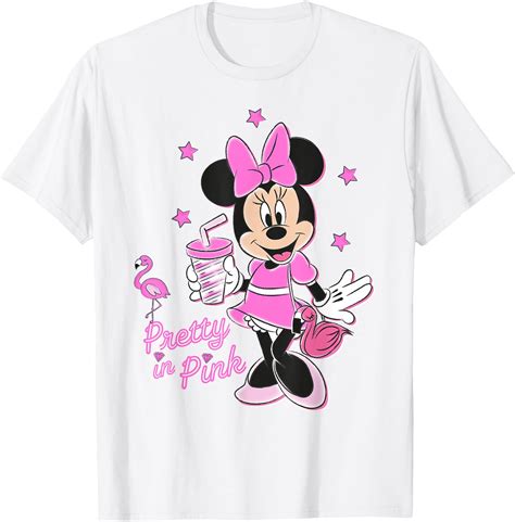 Disney Minnie Mouse Pretty In Pink T Shirt