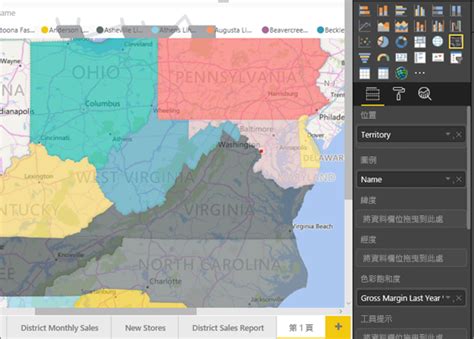 地圖秘訣和訣竅 包括 bing 地圖服務整合 power bi microsoft learn