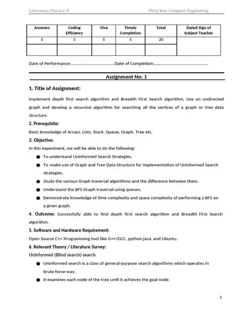 Practical Assignment Lp Ii 1 Pdf Algorithms And Data Structures Computational Problems