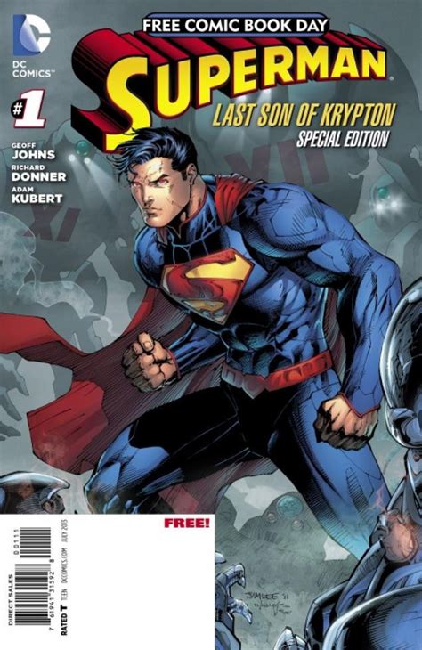 Superman Last Son Of Krypton Nm Free Comic Book Day Fcbd Special