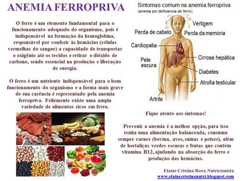 Nutrição E Bem Estar Anemia Ferropriva