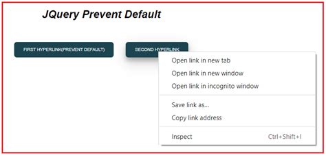 Jquery Prevent Default With Examples Dot Net Tutorials