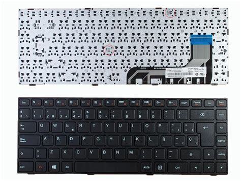 New Sp Laptop Keyboard For Lenovo Ideapad Black Frame Black Win Repair Notebook
