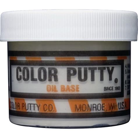 Color Putty 368 Oz White Oil Based Putty Elitsac Inc