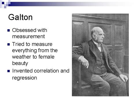 Correlation And Regression History 5011 Sir Francis Galton