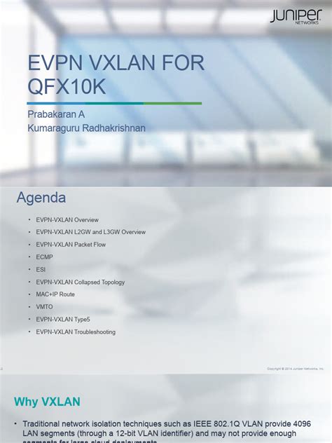 cloud dc 2 3 evpn vxlan for qfx10k pdf computer network osi model