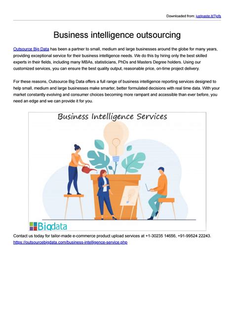 Business Intelligence Outsourcing By Aimleap Outsource Bigdata Issuu