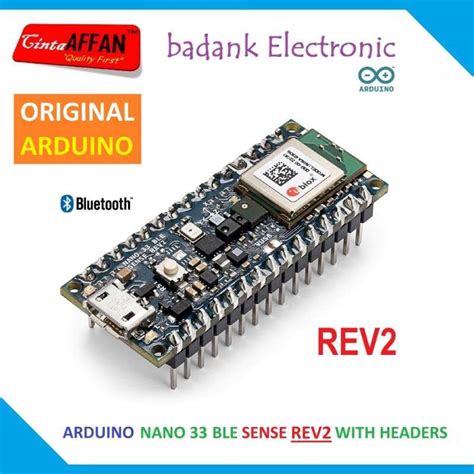 jual arduino nano 33 ble sense with headers di seller ulita store