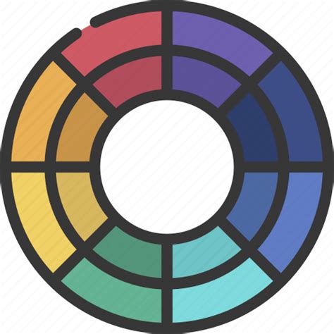 Colour Wheel Movies Tv Grading Correction Icon Download On