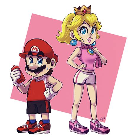 Mario And Peach Tokyo 2020 Olympic Games By Lc Holy On Deviantart