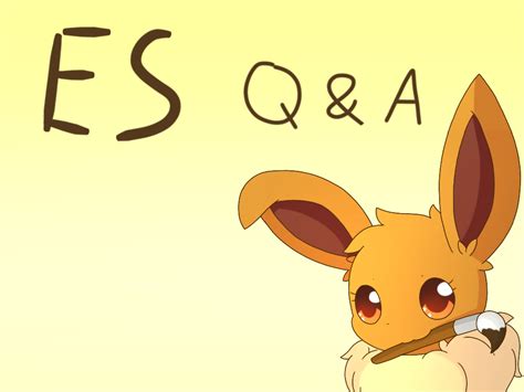 Eeveelution Squad Q And A Close By Ev Zero On Deviantart