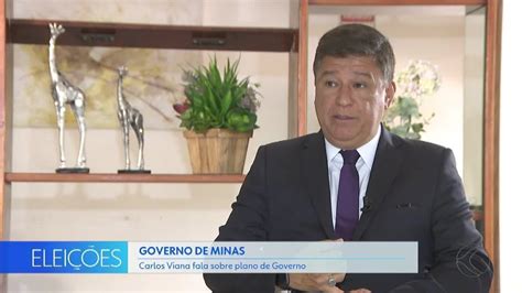 Candidato Ao Governo De Mg Carlos Viana Entrevistado Pela Tv
